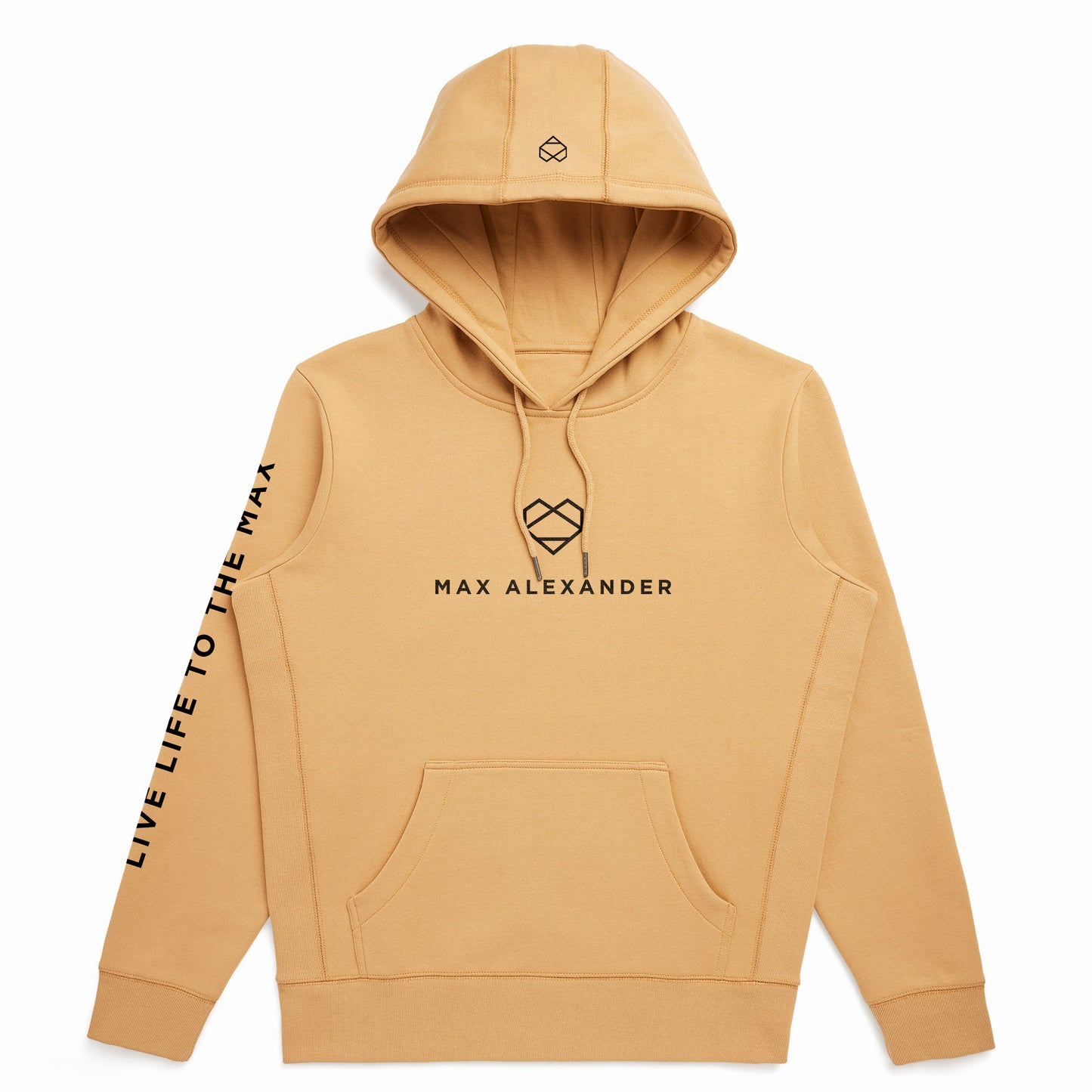 Live Life to the Max Organic Brushed Hoodie – Max Alexander