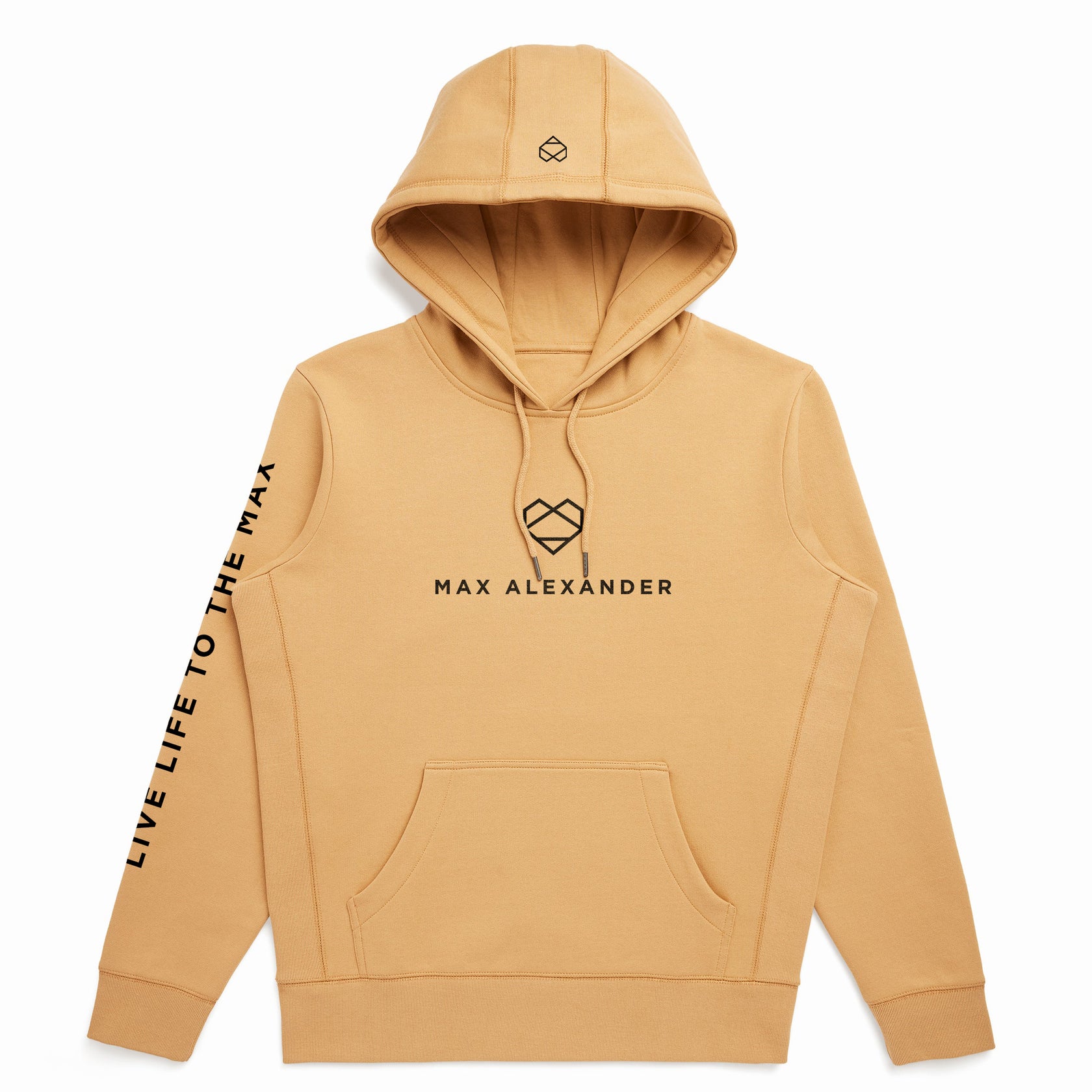 Live Life to the Max Organic Brushed Hoodie – Max Alexander